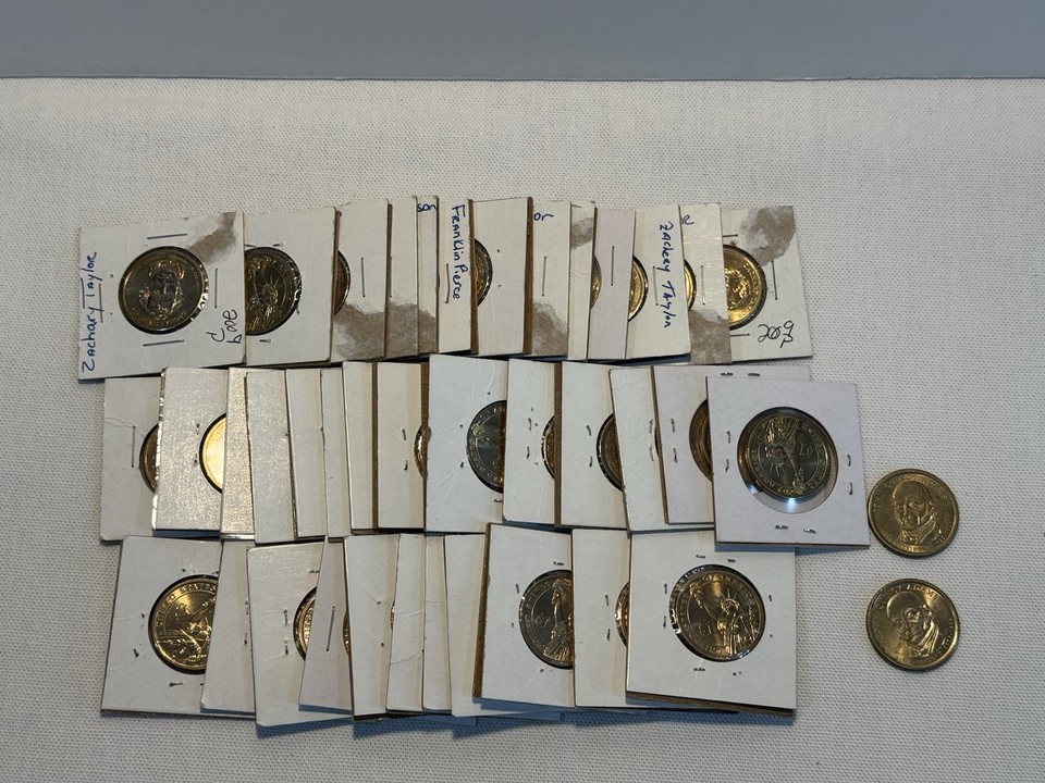United States Presidential $1 Coins and Sacagawea $1 Coins - Lot of 40 ...