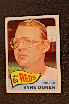 1965 TOPPS BASEBALL SET #339 Ryne Duren, Cincinnati Reds, VGEX+ | eBay