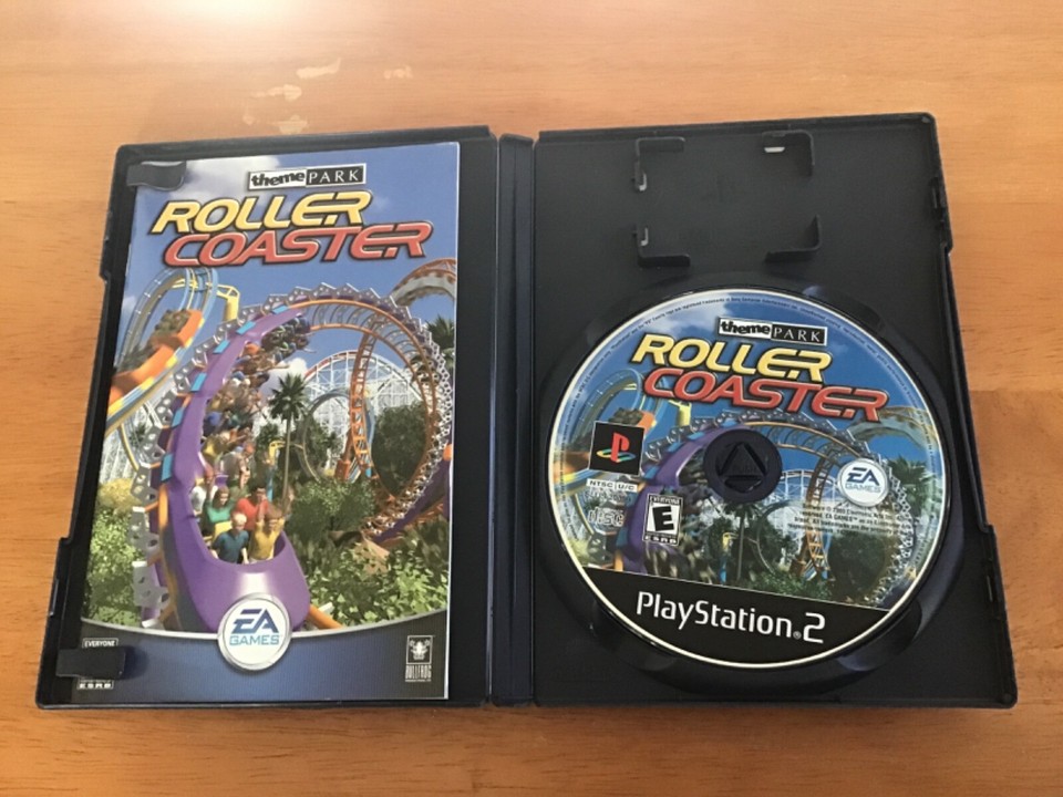 Theme Park Roller Coaster (Sony PlayStation 2, 2000) PS2 Tested With ...