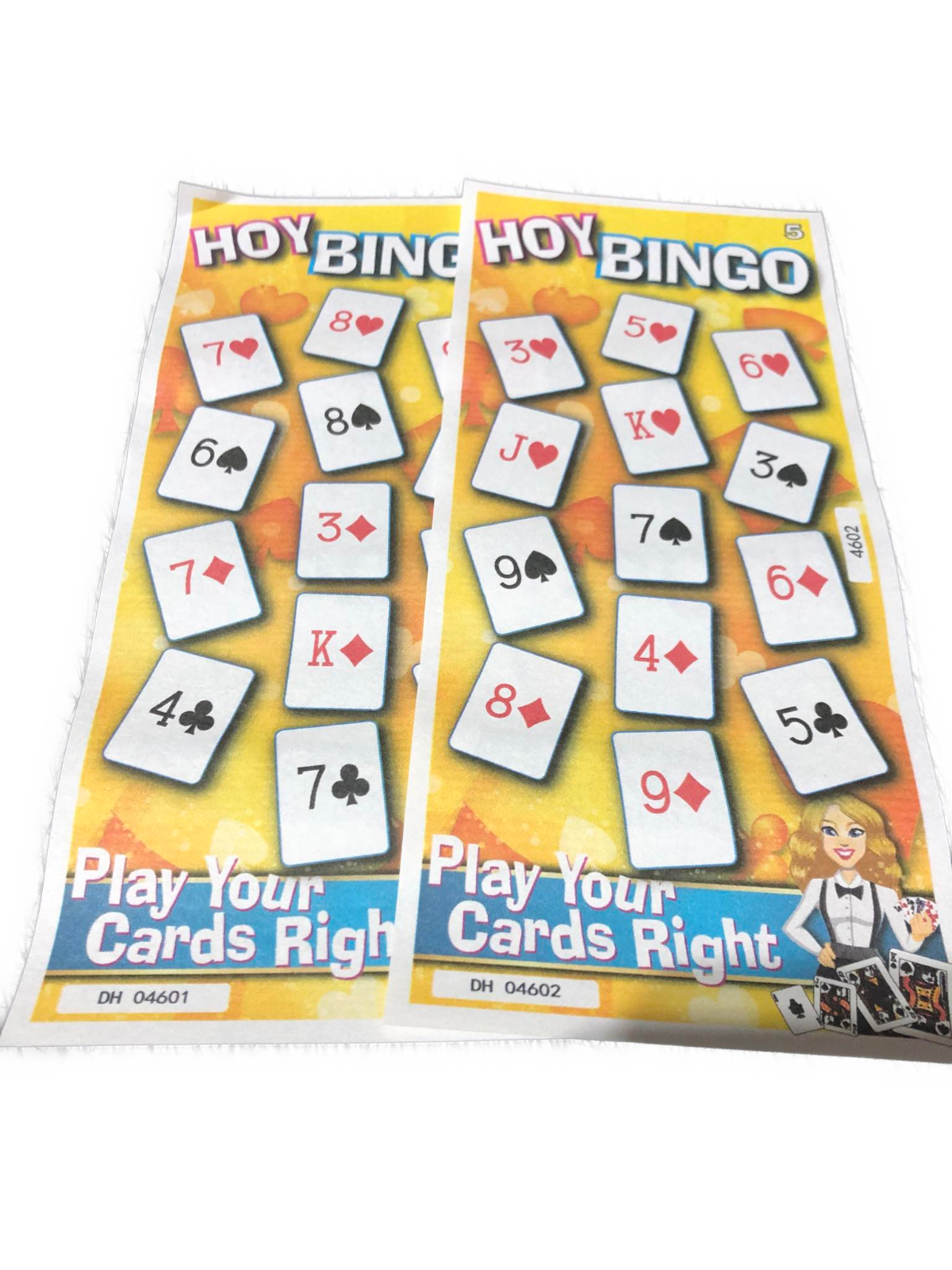 HOY BINGO - PLAY YOUR CARDS RIGHT PAD OF 100 TICKETS | eBay UK