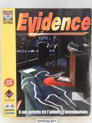 Evidence Pc Computer Cd-Rom Big Box Ita Italiano Originale Completo | eBay