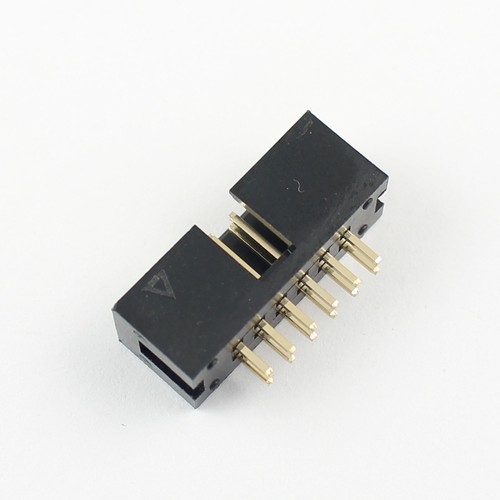 20Pcs 2.54mm 2x6 Pin 12 Pin Straight Male Shrouded Box Header PCB IDC ...