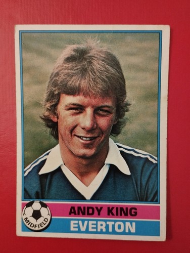 Topps Red Back Football Cards 1977 #134 Andy King - Everton | eBay