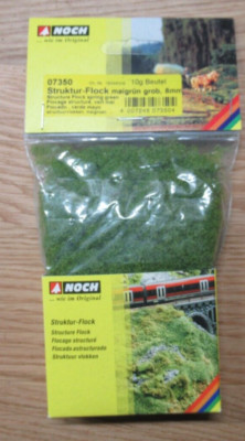Noch Flocking Coarse Spring Green Model Train Accessory #7350 | eBay