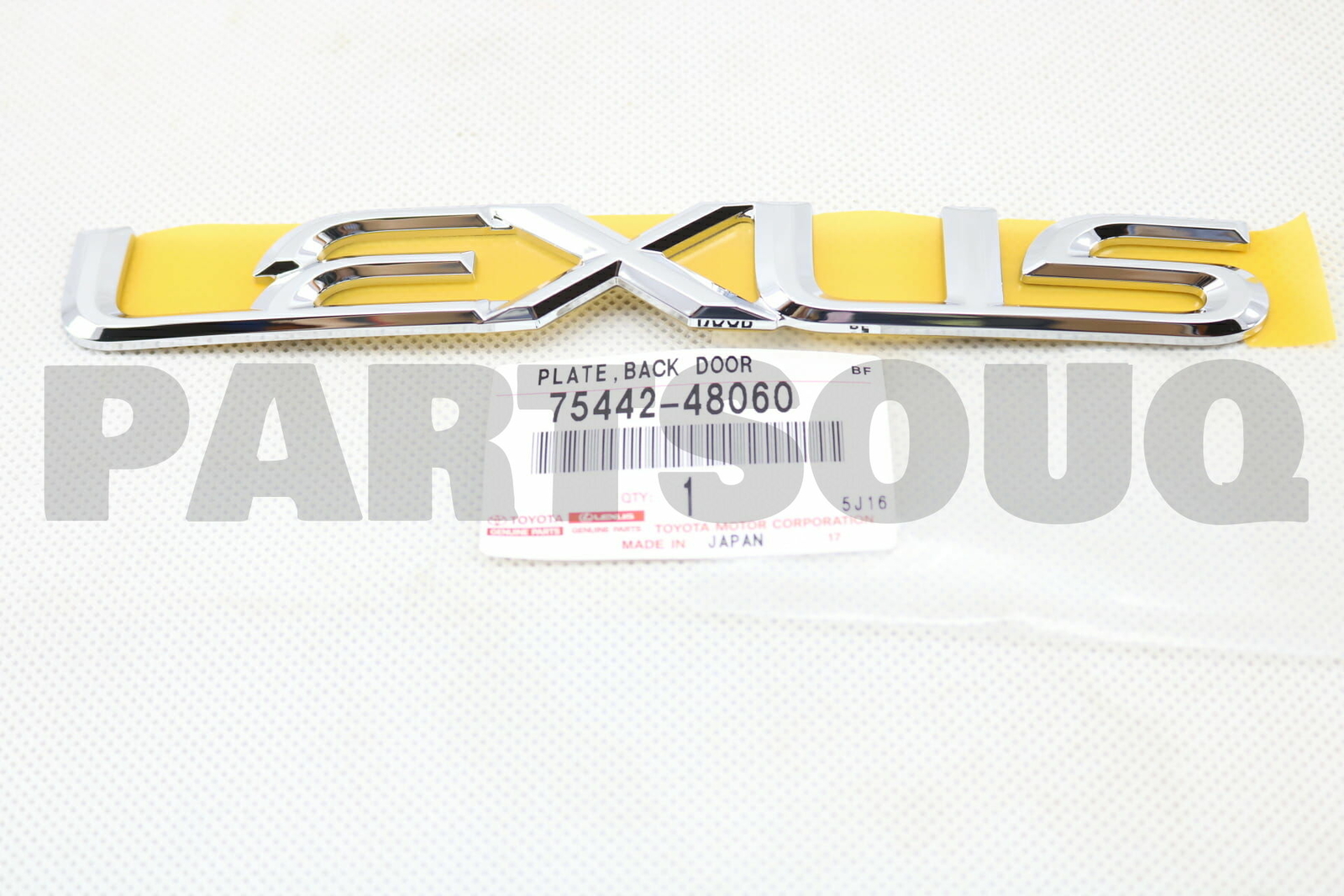 7544248060 Genuine Toyota PLATE, BACK DOOR NAME, NO.2 75442-48060 | eBay