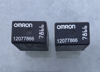 (lot of 2) GM Omron 12077866 (7866) 5 Pin relay tested with a 60 Day ...