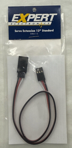 EXPERT ELECTRONICS Servo Extension 12" Standard EXRA115 NEW ...