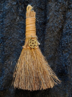 Broom Pentacle Charm Halloween Decor Hang | eBay
