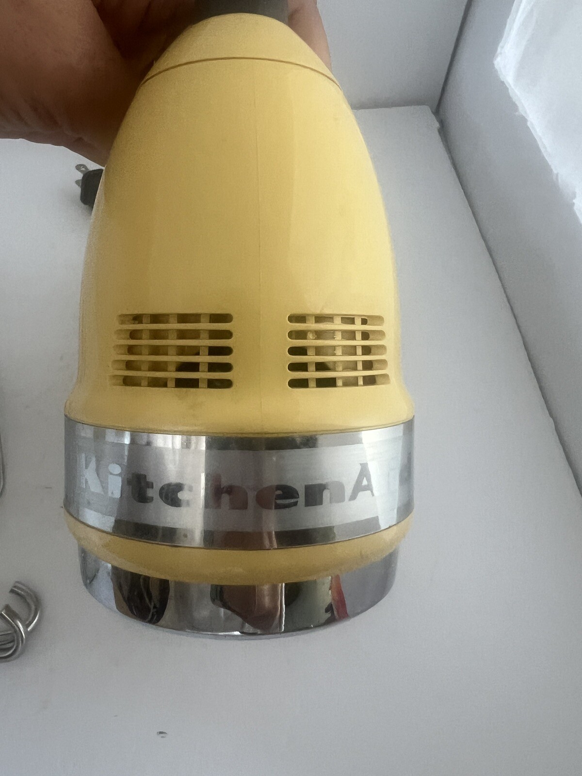 KitchenAid Hand Mixer 9 Speed Yellow Gold Retro Discontinued Rare ...