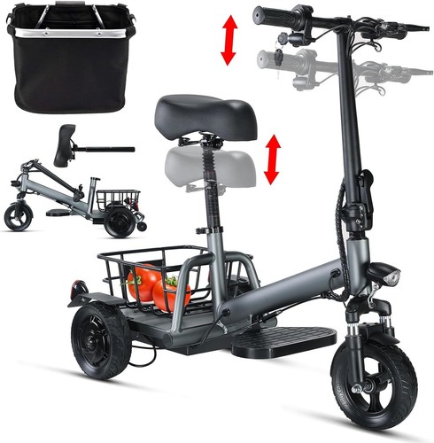 3 Wheel Mobility Scooter - Electric Powered Mobile Wheelchair Device ...
