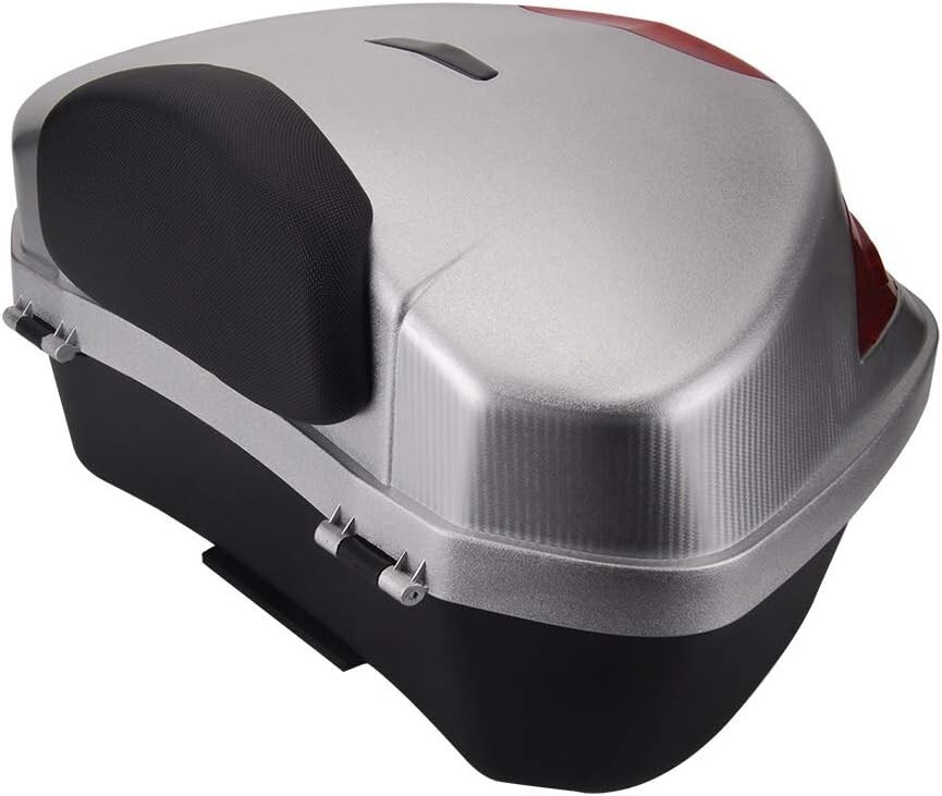 48L Motorcycle Tour Tail Box Trunk Luggage Top Lock Storage Carrier ...