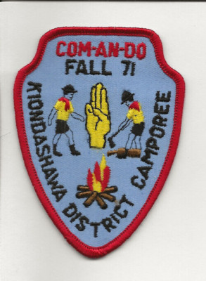 ARROWHEAD PATCH / KIONDASHAWA DISTRICT * CAMP o REE 1971 - Boy Scout BSA B5 | eBay