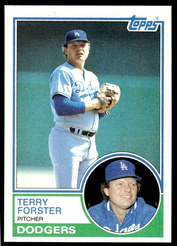 1983 Topps Baseball Card Terry Forster Los Angeles Dodgers #583 | eBay