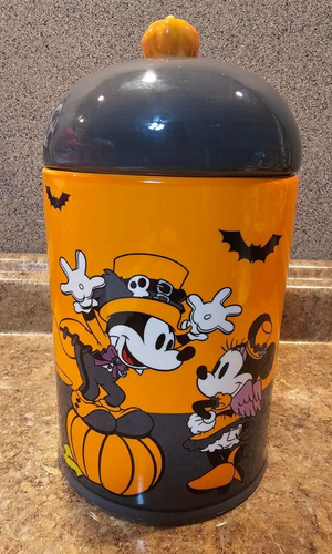 Disney Characters Mickey Minnie Goofy Donald ~ Halloween Cookie Jar ...