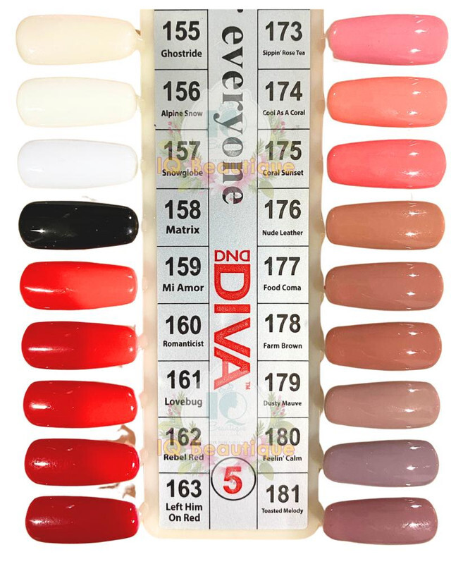 DND DUO DIVA GEL & LACQUER #162 - Rebel Red | eBay