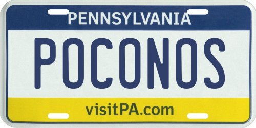 Poconos Pennsylvania Aluminum PA License Plate | eBay