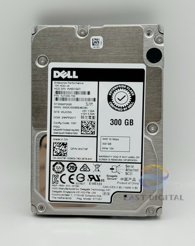 Dell NCT9F 0NCT9F ST300MP0026 512e 300GB SAS 15000 RPM 2.5'' 12Gbps ...