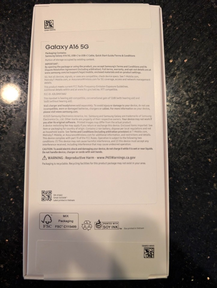 Samsung Galaxy A16 5G - NEW sealed box - TMOBILE locked 610214685872| eBay