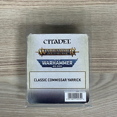 CLASSIC COMMISSAR YARRICK WARHAMMER 40,000 NEW BLISTER METAL ASTRA ...