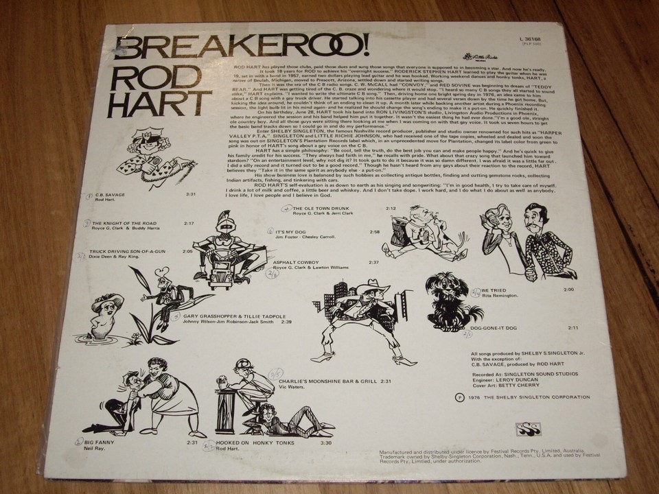 ROD HART *RARE OZ 12" LP ' BREAKEROO! ' 1976 VGC | eBay