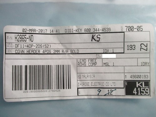 HIROSE DF11-4DS-2C, DF11-6DS-2C, DF11-4DP-2DS, DF11-6DP-2DS, DF11-6DP ...