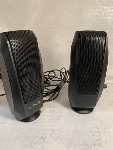 Logitech S120 - Stereo Speakers Black (880-000803) For PC and Mac | eBay