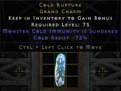 Sunder Charms/Sunder Rupture - Diablo 2 D2R Ladder S3/Non-Ladder SC PC ...