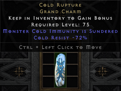 Sunder Charms/Sunder Rupture - Diablo 2 D2R 👍Ladder/Non-Ladder👍 SC PC ...