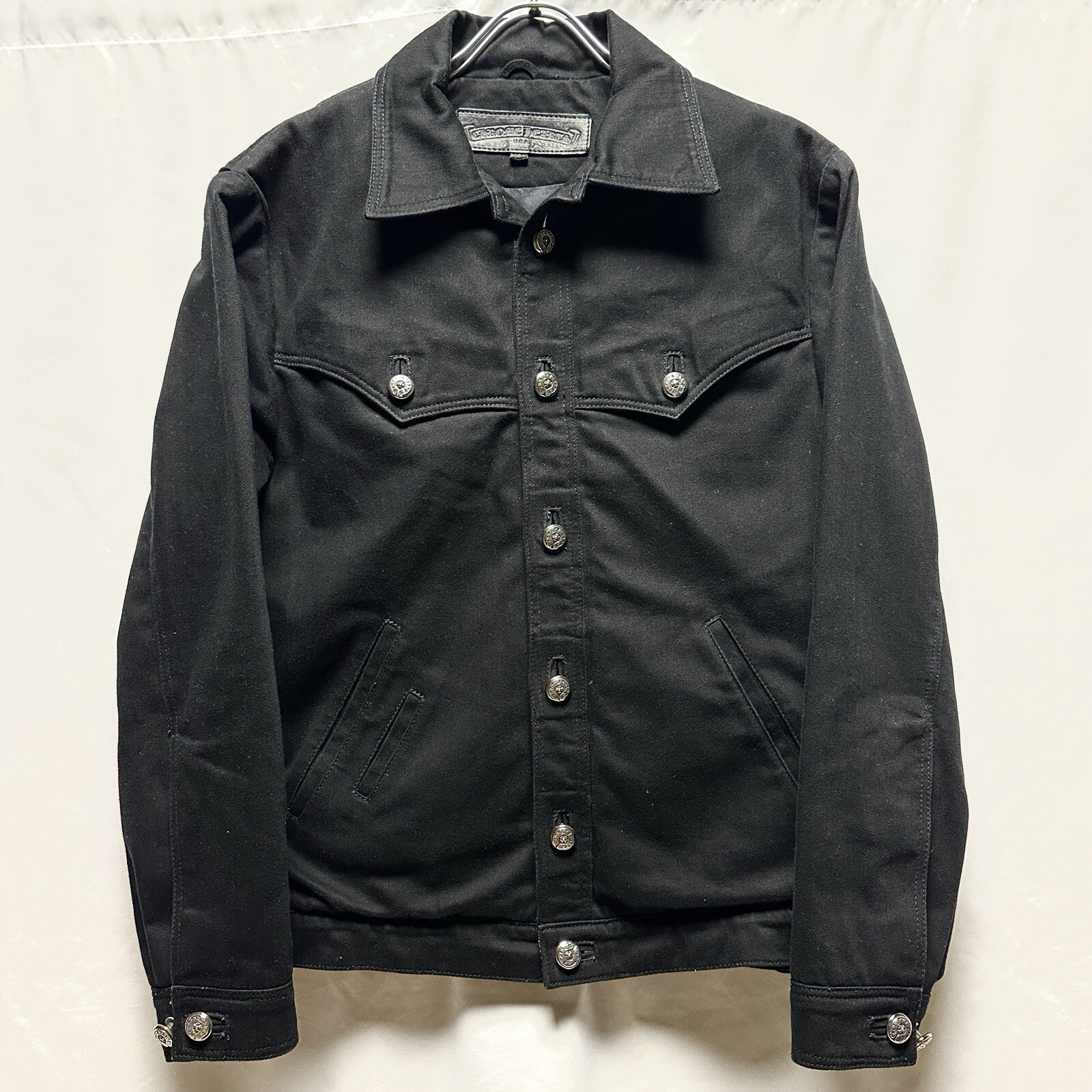 Chrome Hearts Denim Jacket Denim Classic Jean Back Fl… - Gem