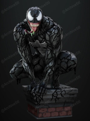 Venom Resin Sculpture Statue Model Kit Marvel Unpainted/Unassembled | eBay
