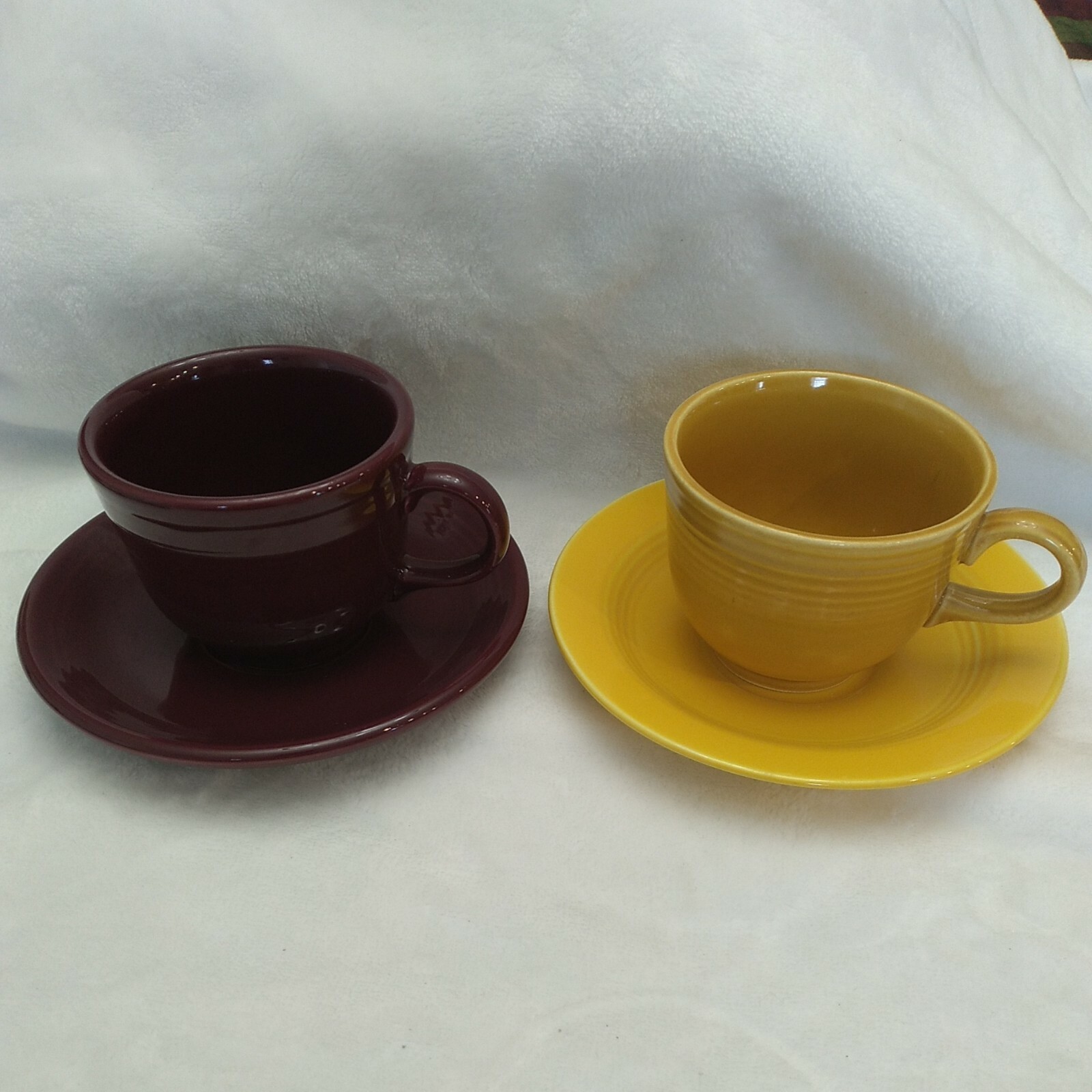 Fiestaware C&S Burgandy & C& S Marigold Fiestaware | eBay