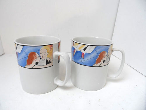 Sakura Tango Dancing XLarge Cup / Mug Sue Zipkin 1993 Art Deco - Lot of ...