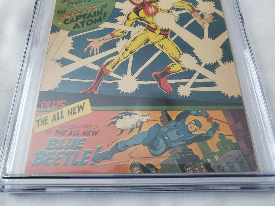 CAPTAIN ATOM 83 CGC 5.0 1966 1ST APPEARANCE TED KORD BLUE BEETLE ...