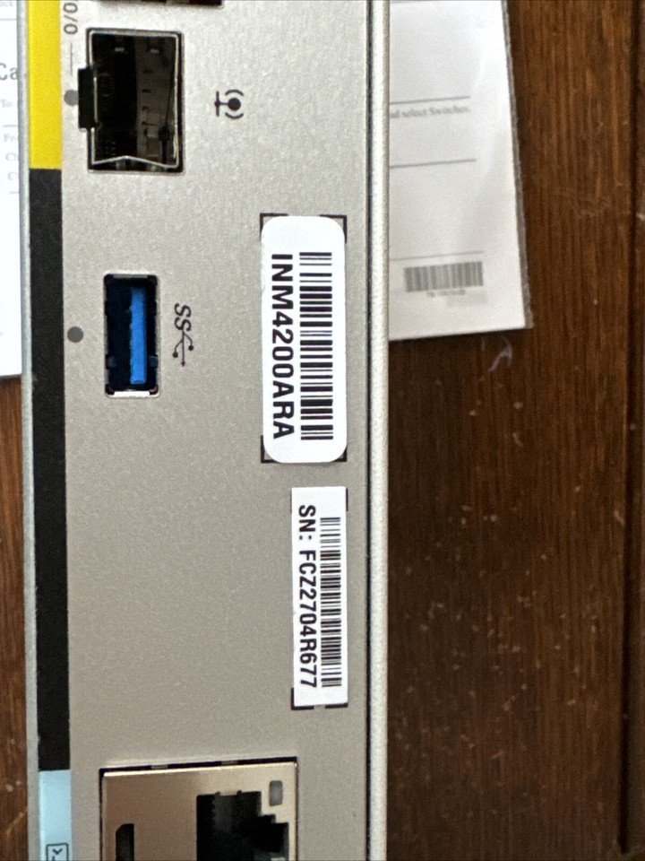 Cisco Systems ISR 1100 4 PORTS DSL ROUTER :: C1117 Includes Shelving ...