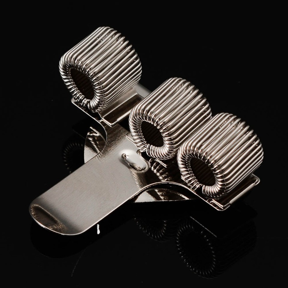 2pcs Notebook Pen Clip Triple Pen Holder Clip Spring Pen Holder | eBay