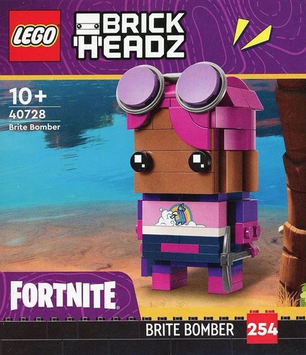New! LEGO 40728 BRICKHEADZ Fortnite Brite Bomber Exclusive GWP Sealed ...