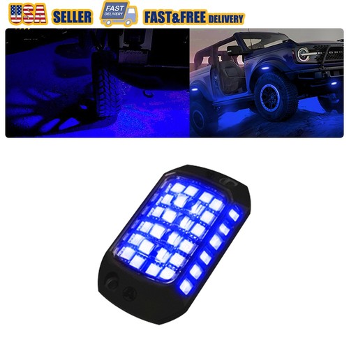 4/8/12/16/20 PCS Blue Car 36 LED Neon Light Under Body Wheel Underglow ...