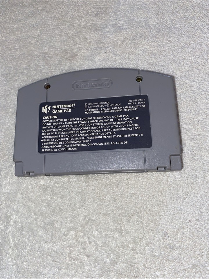 Cyber Tiger (Nintendo 64, 1999) Authentic- Game Cartridge Only- Tested ...