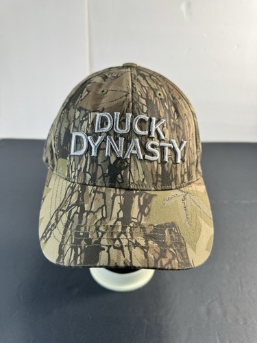 Duck Dynasty Hat Ball Cap ONE SIZE Adjustable Camo Raised Logo ...