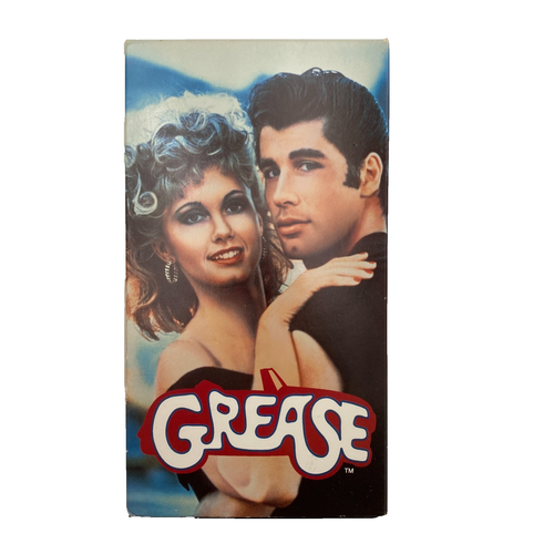 Grease VHS Vintage 1990 Tape Paramount Watermark Hype Sticker | eBay