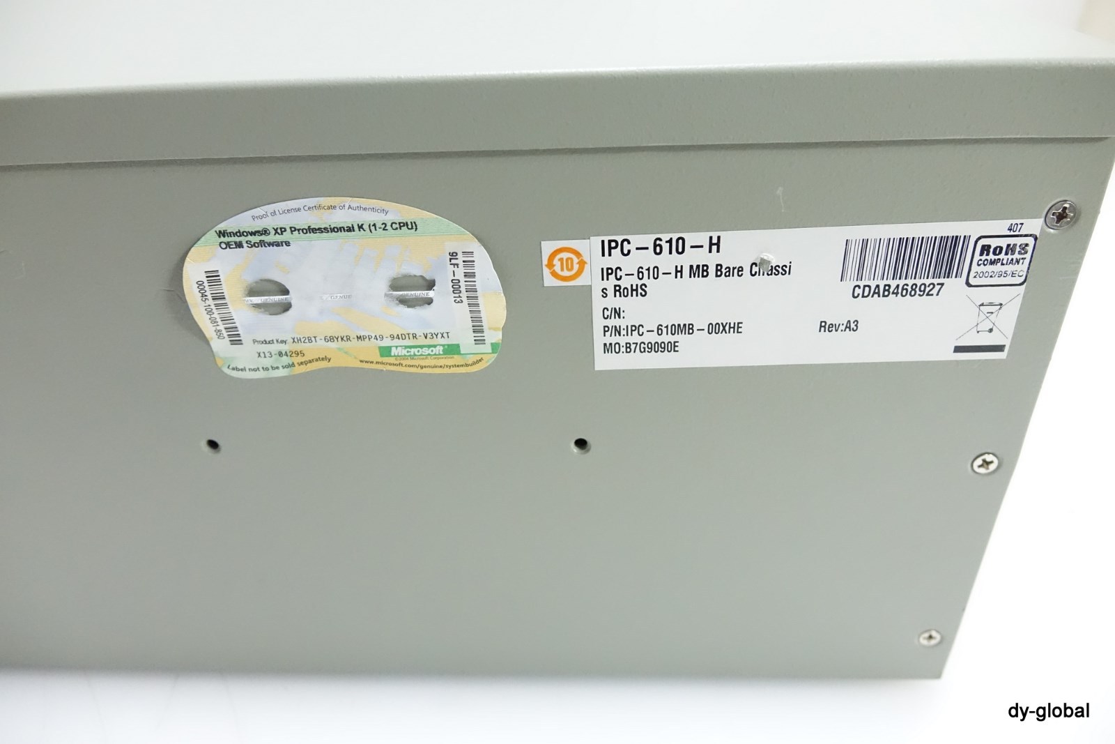 ADVANTECH IPC-610MB-00XE DUKIN INDUSTRIAL COMPUTER 610H OD-I-5=9A48 | eBay