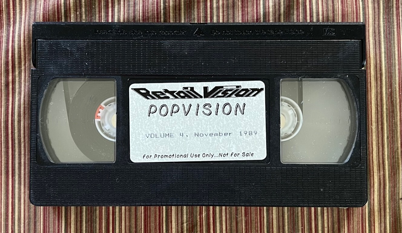 Retail Vision: Popvision Vol. 4 RARE promo VHS comp [Eurythmics ...