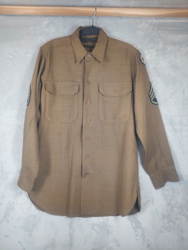 WWII US Army Tech Sargent 9th Service Command Shirt | eBay