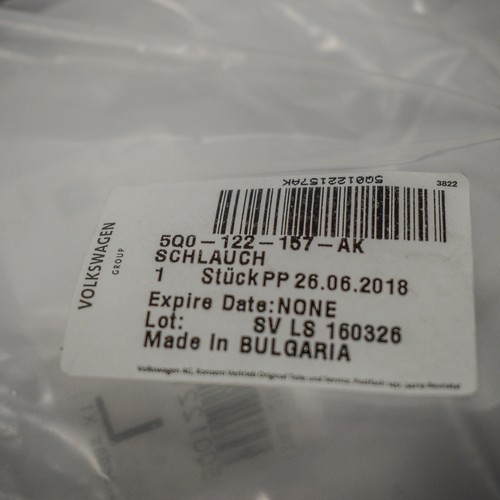 NEW AUDI A3 8V COOLANT PIPE HOSE 5Q0122157AK OEM NO IMPORT DUTIES TO 🇺🇸 ...