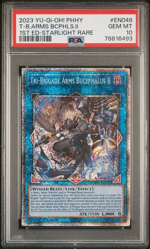 2023 YU-GI-OH! PHOTON HYPERNOVA #EN048 TRI-BRIGADE ARMS BUCEPHALUS II PSA 10 | eBay
