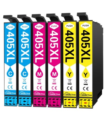 SANCTink 405XL Printer Cartridges Compatible with Epson 405 405XL ...
