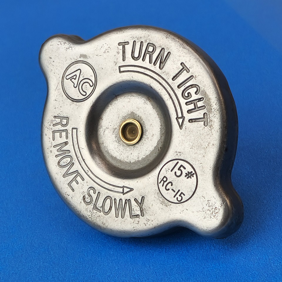 1966-1972 Corvette Radiator Cap AC RC-15 15# GM 3886273 Original ...