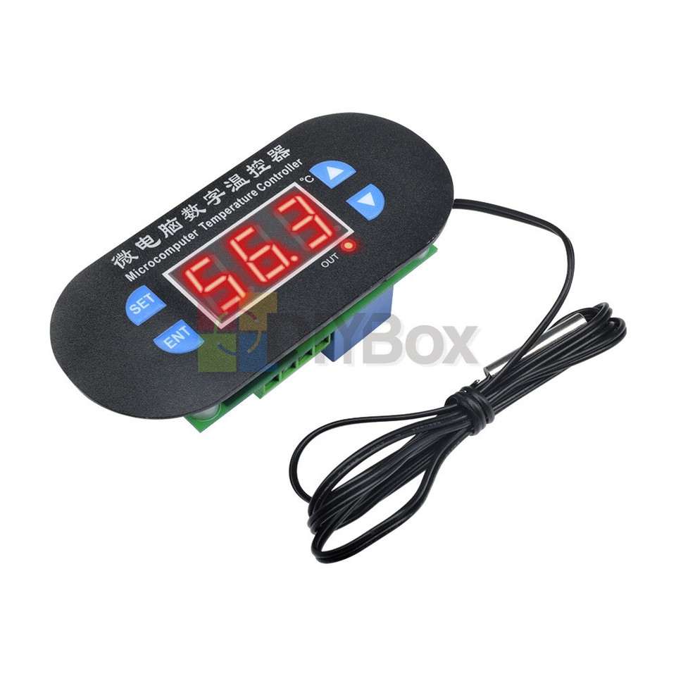 Digital LED Temperature Controller Heat Cool DC 12V Thermostat with ...