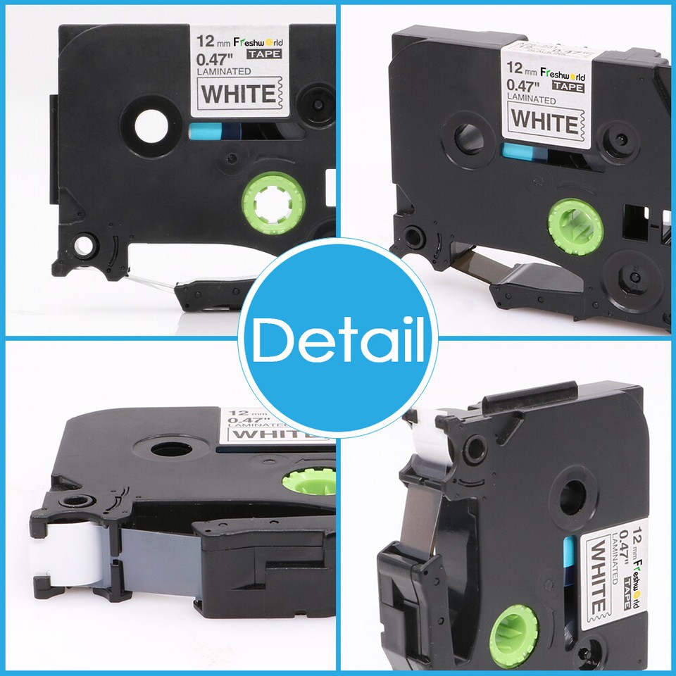 TZ-231 TZe-231 PT-D210 5 Pk Compatible Label Maker Tape 12mm for ...