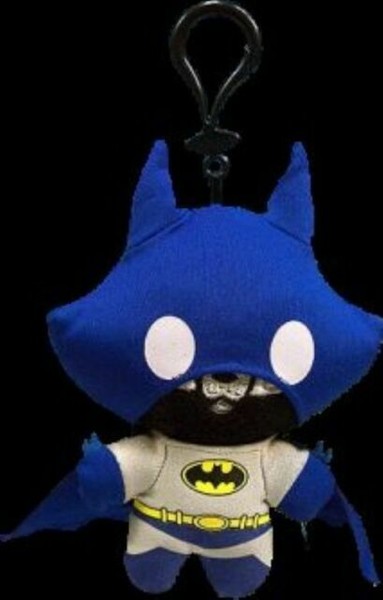 Skelanimals DC Comics Jae Wolf Batman Plush Clip on Doll Justice League ...